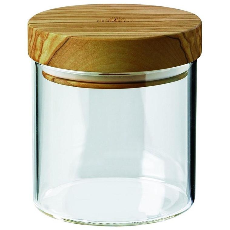 Berard Borosilicate Glass Jar with Olive Wood Lid 400ml – KitchenVirtue.com