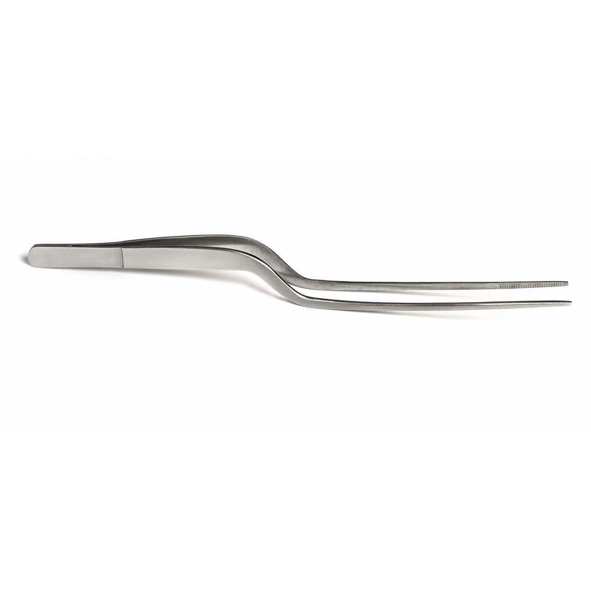 Cuisipro Restaurant 8 Inch Offset Plating Tongs | KitchenVirtue.com